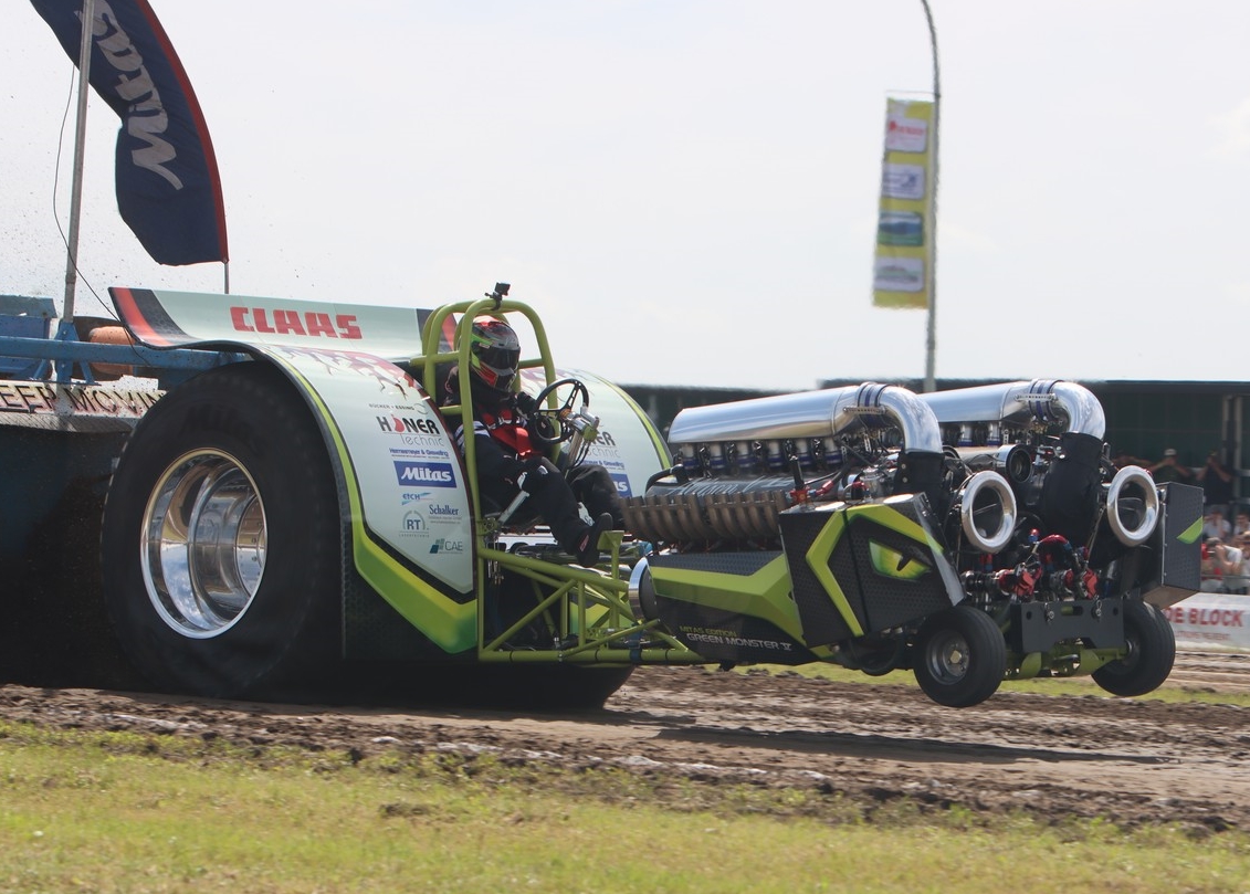 Green Monster Tractor Pulling